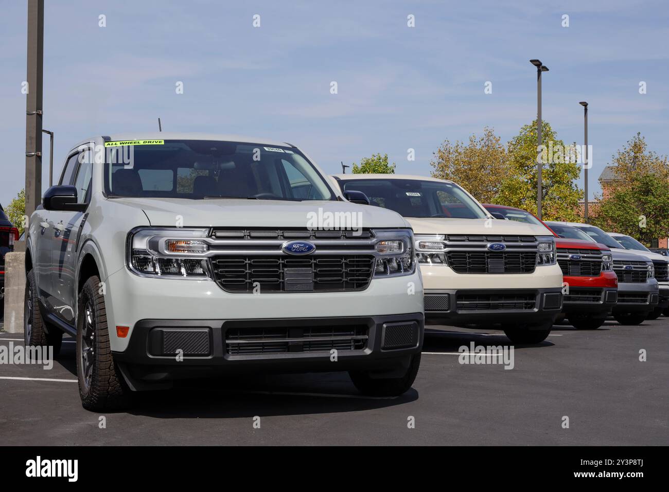 Zionsville - September 12, 2024: Ford Maverick display at a dealership ...