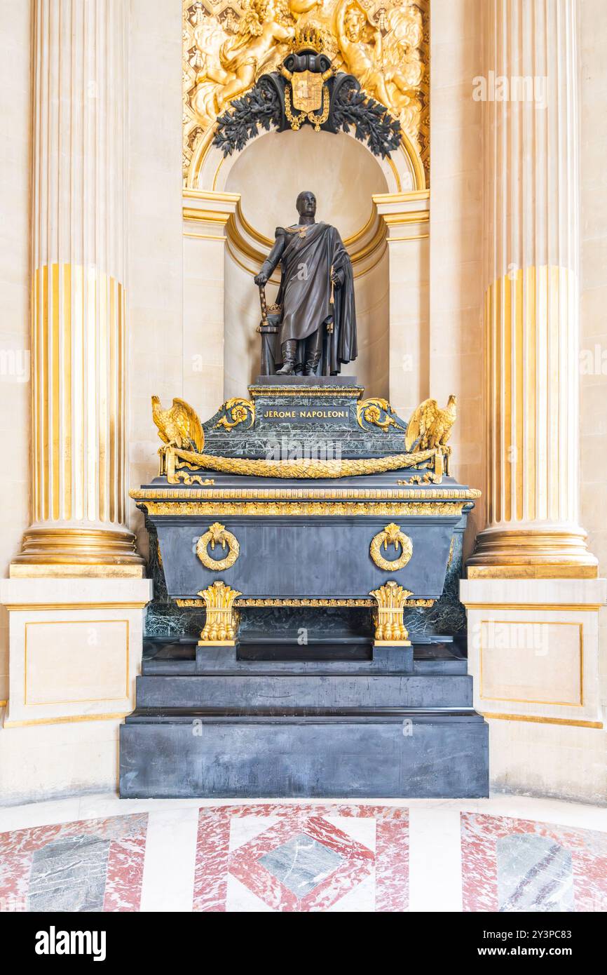 The tomb of Jerome Bonaparte is located in Invalides, Paris. It ...