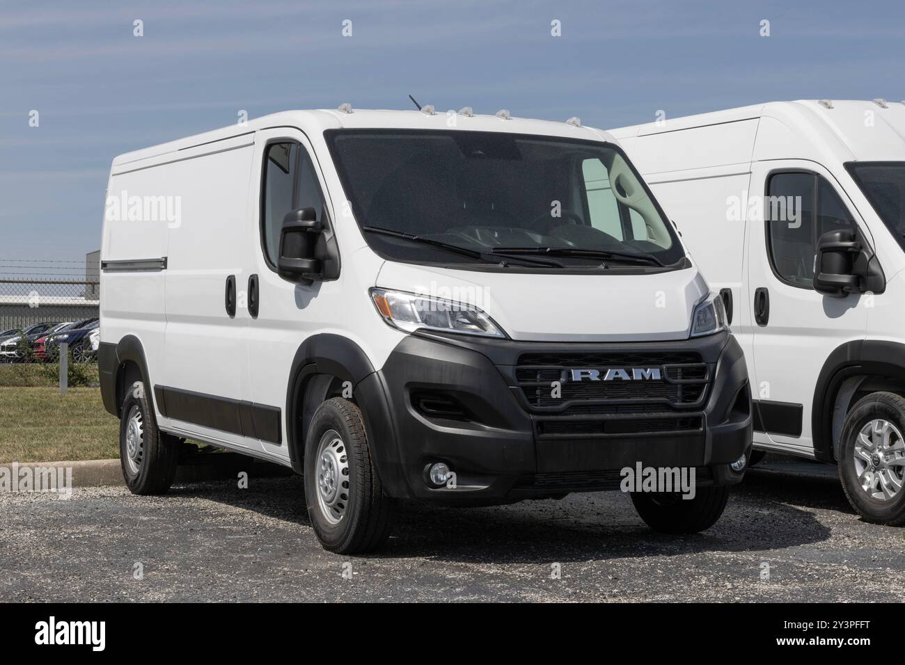 Indianapolis - September 12, 2024: Ram 3500 ProMaster display at a ...