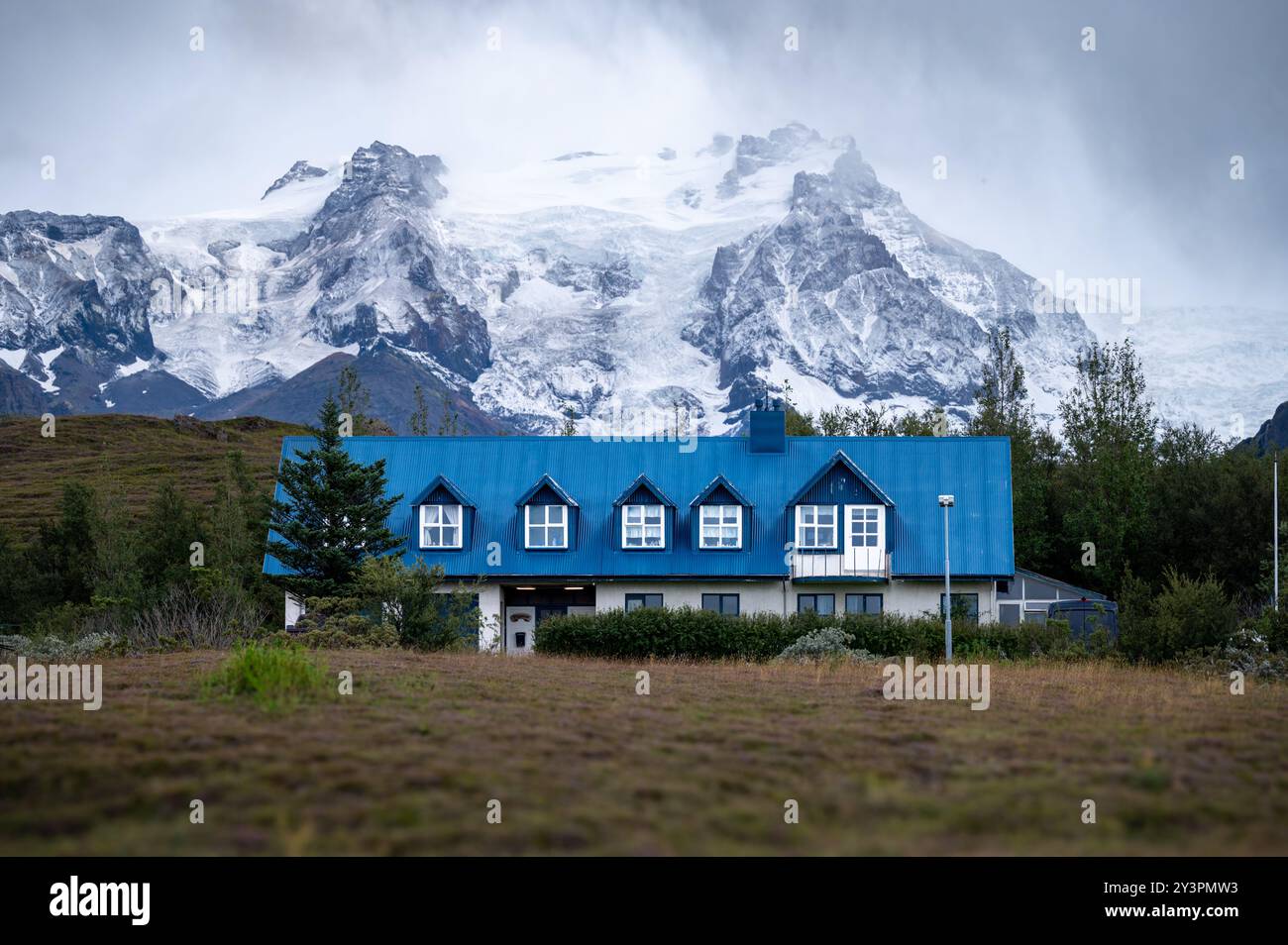 Icelandic permafrost and iceberg near Glacier Lagoon Jukulsarlon Stock ...