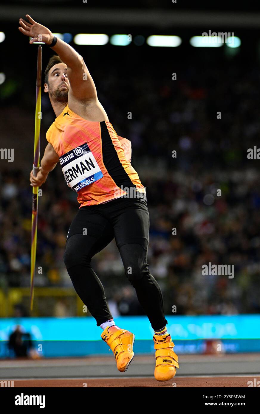 Brussels, Belgium. 14th Sep, 2024. Belgian Timothy Herman pictured ...