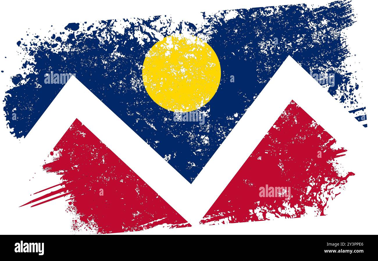 Flag of denver Stock Vector Images - Alamy