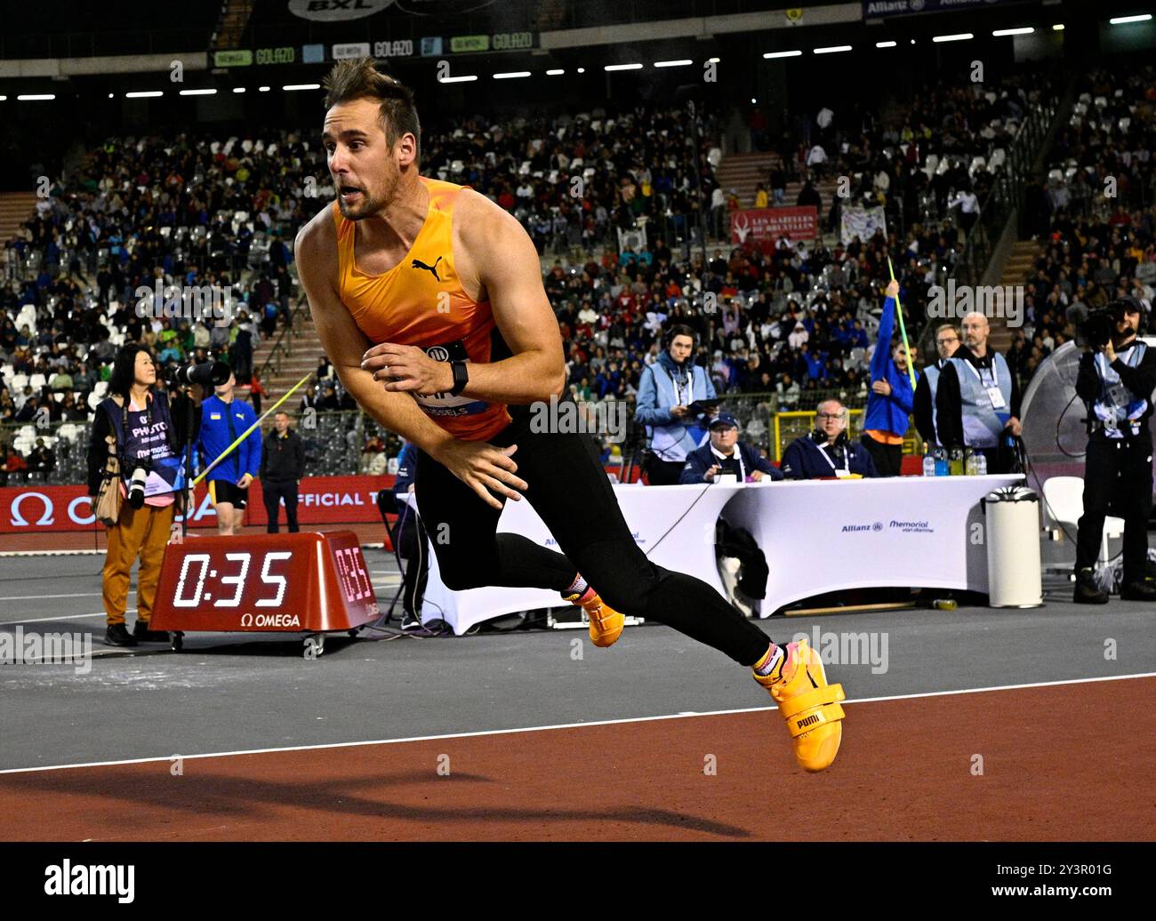 Brussels, Belgium. 14th Sep, 2024. Belgian Timothy Herman pictured ...