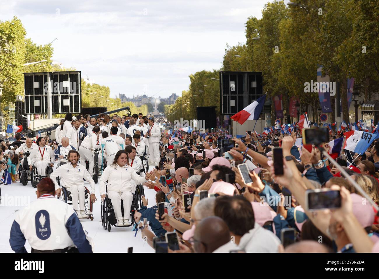 Paris, France. 14th Sep, 2024. French Athletes during the Parade of ...