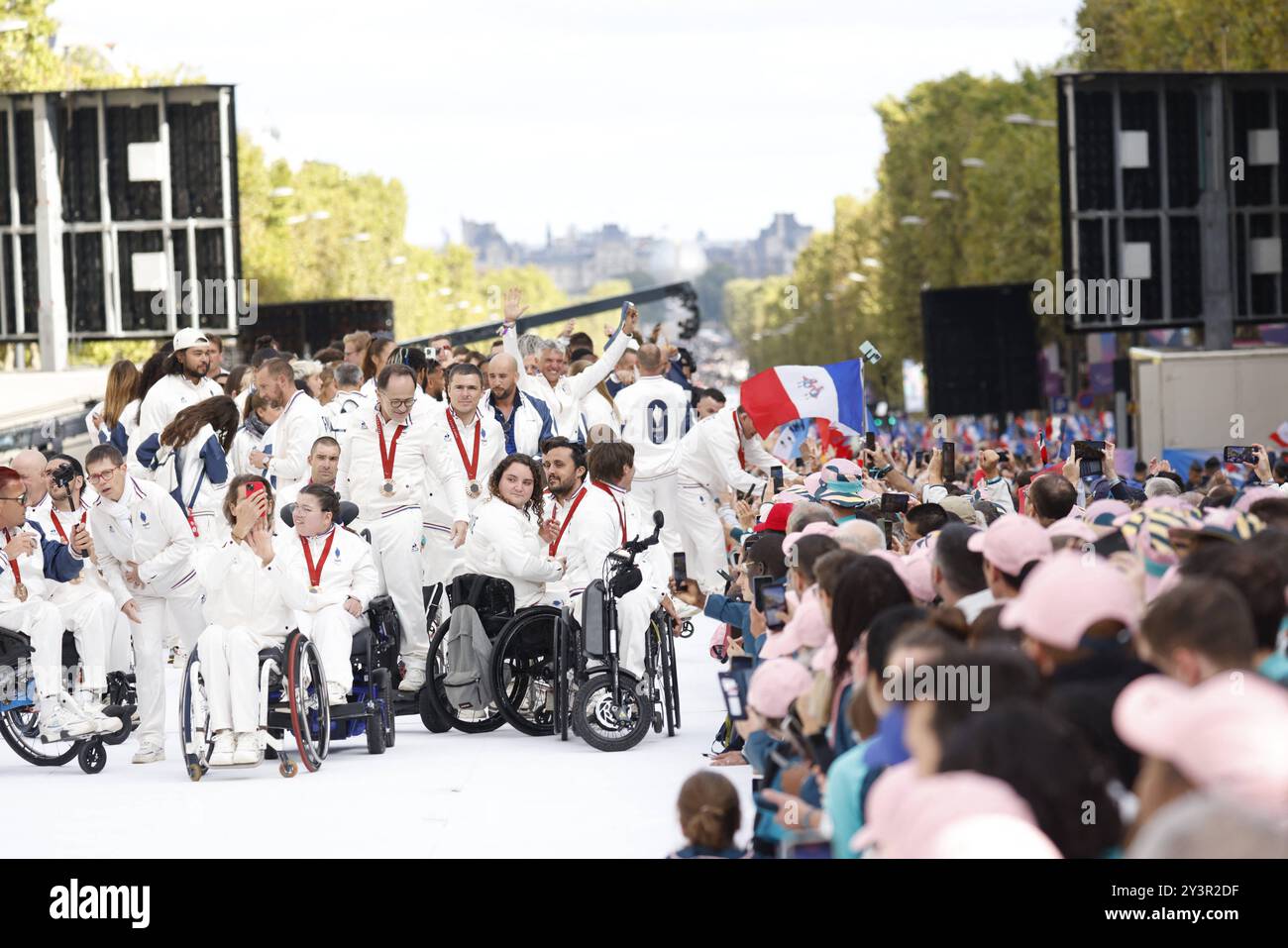 Paris, France. 14th Sep, 2024. French Athletes during the Parade of ...