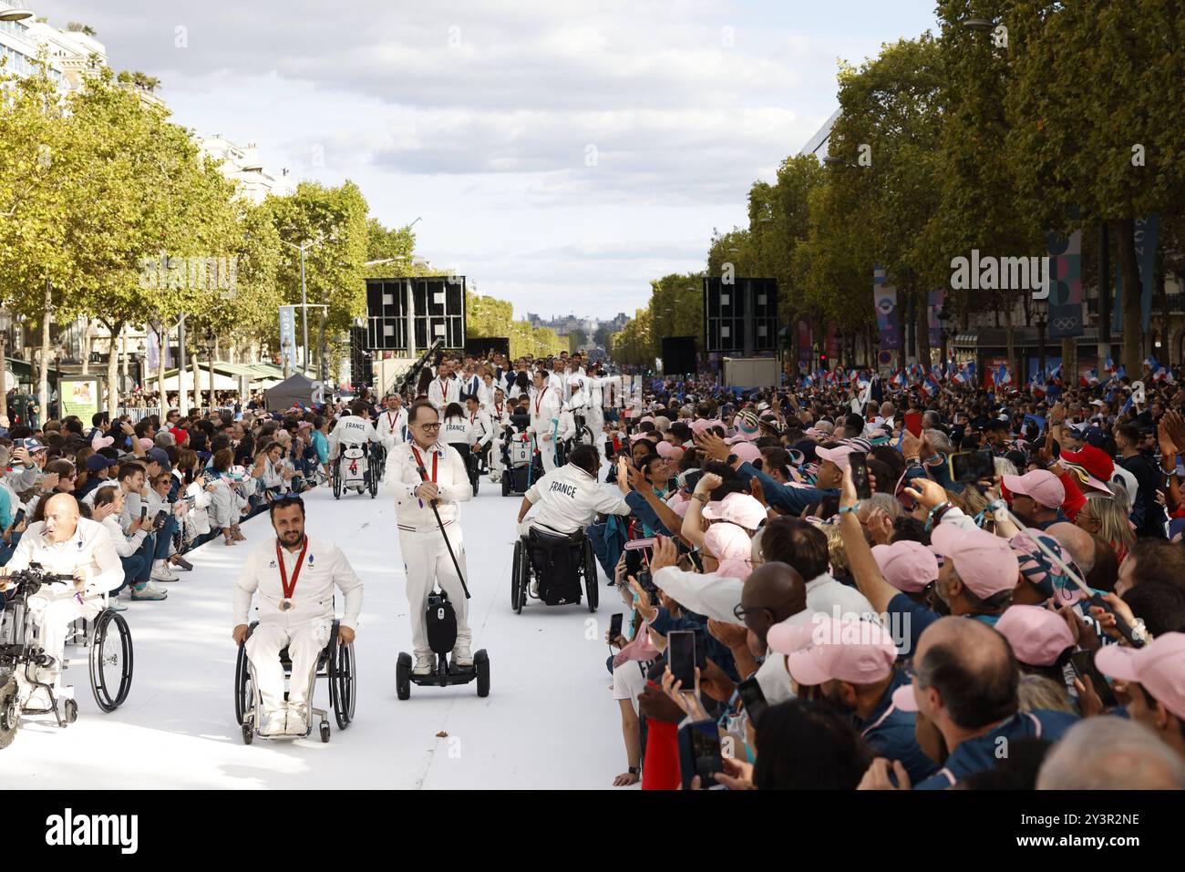 Paris, France. 14th Sep, 2024. French Athletes during the Parade of ...