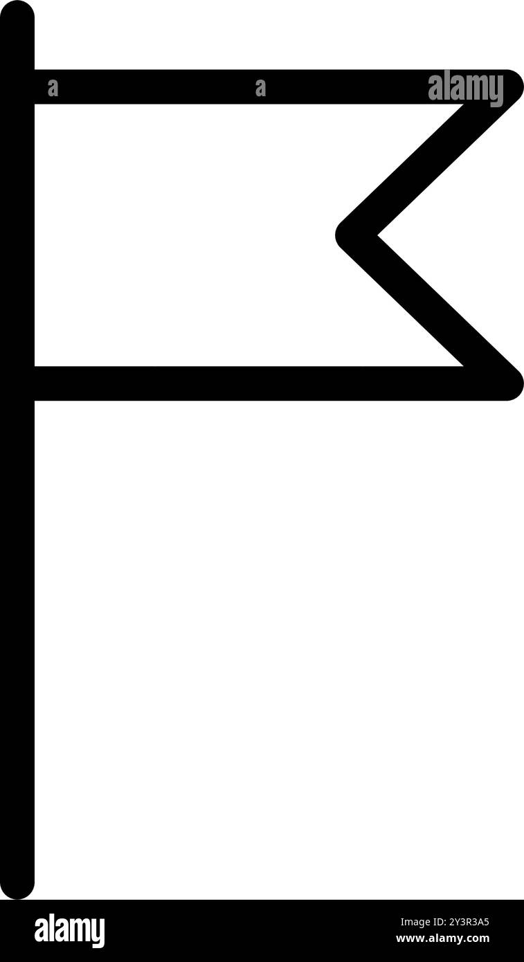 flag, banner, marking - vector icon Stock Vector Image & Art - Alamy