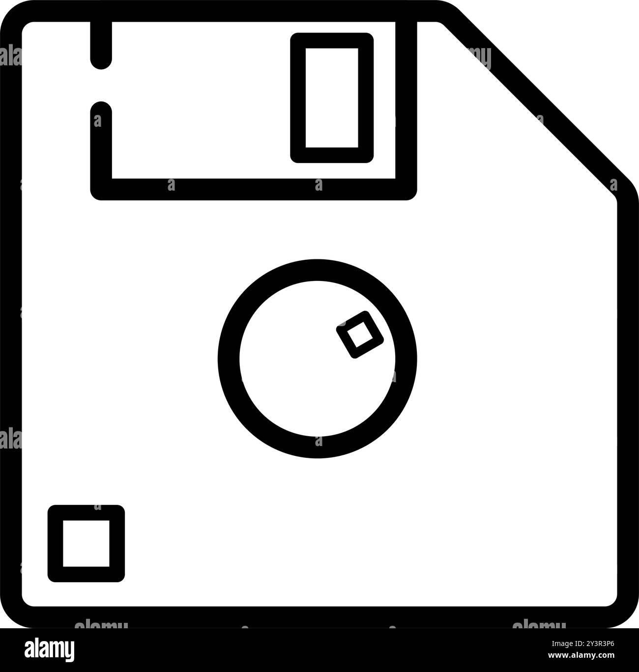 Floppy disk drawing Cut Out Stock Images & Pictures - Alamy
