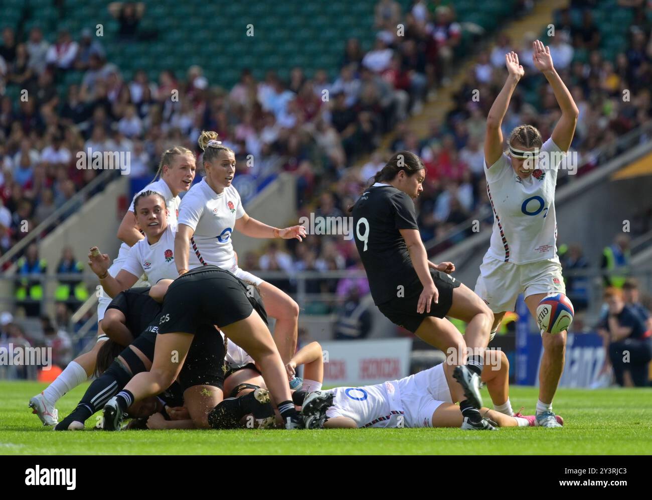LONDON, ENGLAND -14-9-2024 Maia Joseph in action during the Nations ...
