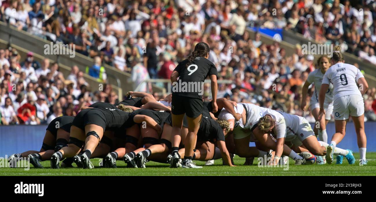 LONDON, ENGLAND -14-9-2024 During the Nations Series England Red Roses ...