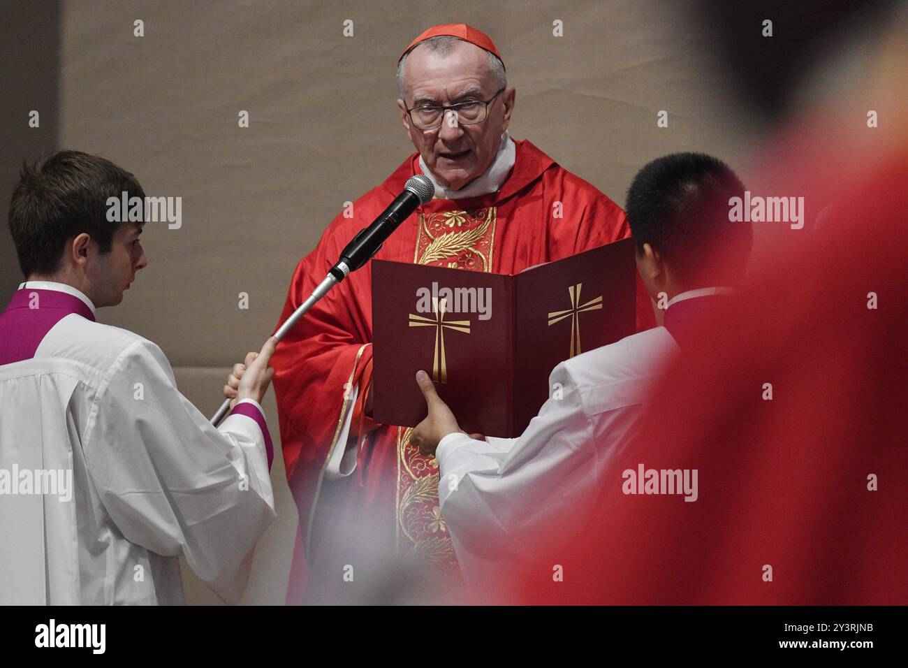 **NO LIBRI** Italy, Rome, Vatican, 2024/9/14. Cardinal Pietro Parolin ...