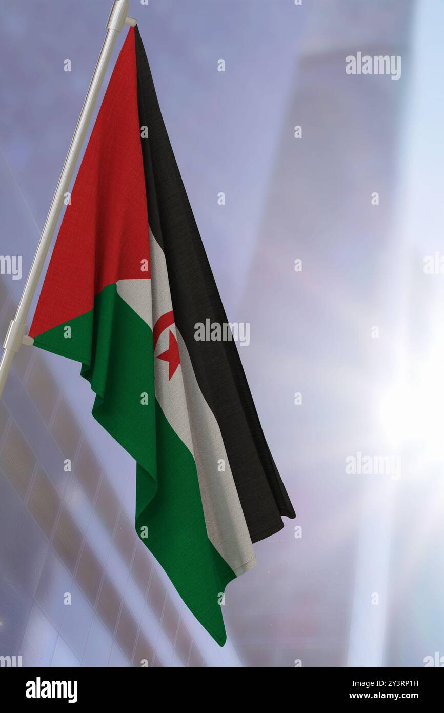 Sahara conflict flag hi-res stock photography and images - Alamy