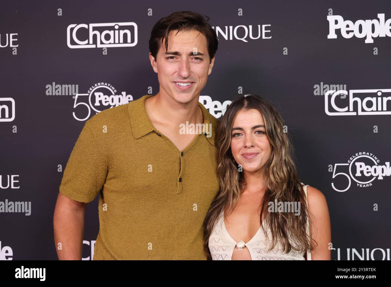 Los Angeles, USA. 14th Sep, 2024. James Neal and Taylor Owen attends ...