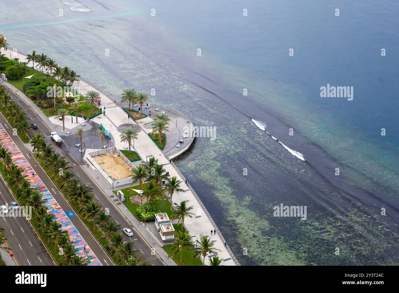 Jeddah, Saudi Arabia Feb 6 2023 - jeddah Corniche , Aerial view jeddah ...