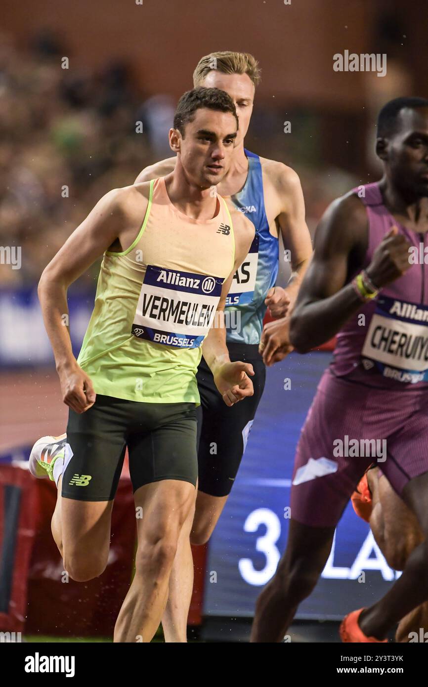 Jochem Vermeulen of Belgium competing in the men 1500m race at the ...