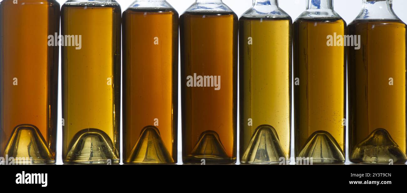 FRANCE, CHARENTES (16) COGNAC, SAMPLES OF OLD COGNAC WITH COLOR ...