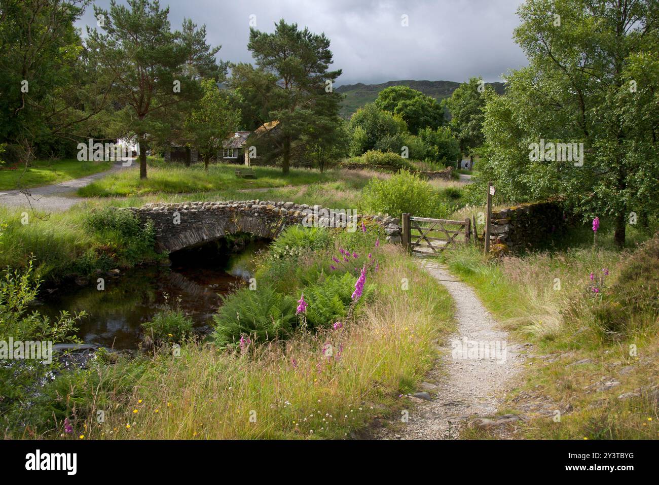 Watendlath, Derwent Water, Borrowdale, Lake District, Cumbria, England ...