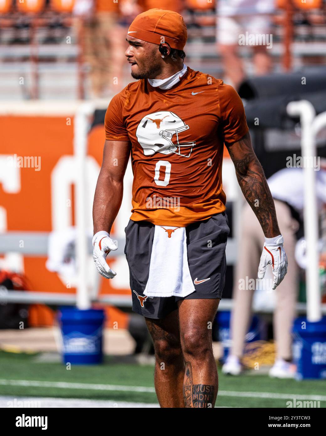Sept 14, 2024. DeAndre Moore Jr #0 of the Texas Longhorns during ...
