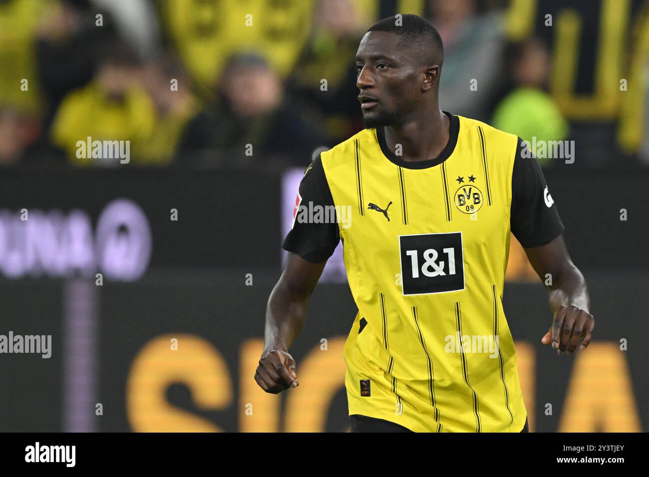 DORTMUND - Sehrou Guirassy of Borussia Dortmund during the Bundesliga ...