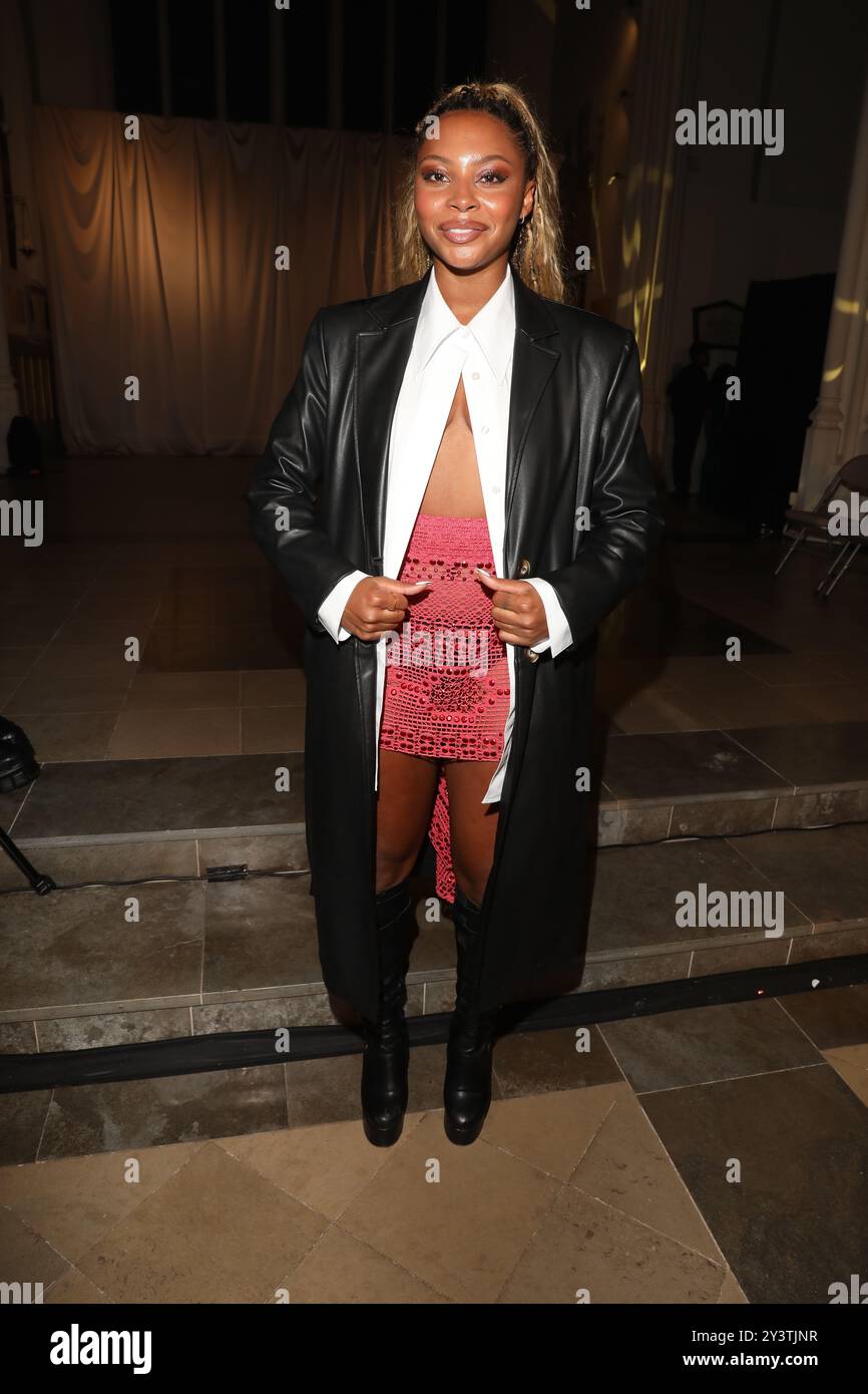 Love Island's Samira Mighty attends Rocky Star LFW SS25 Catwalk during ...