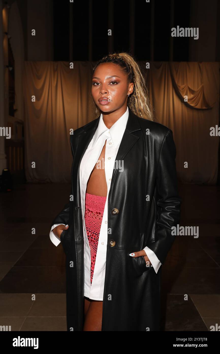 Love Island's Samira Mighty attends Rocky Star LFW SS25 Catwalk during ...