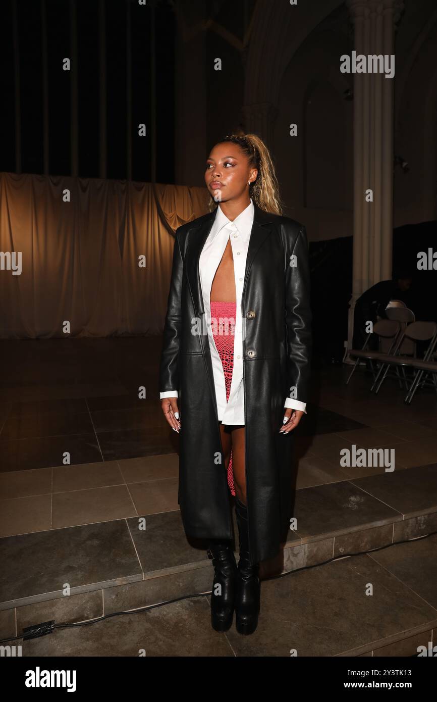 Love Island's Samira Mighty attends Rocky Star LFW SS25 Catwalk during ...