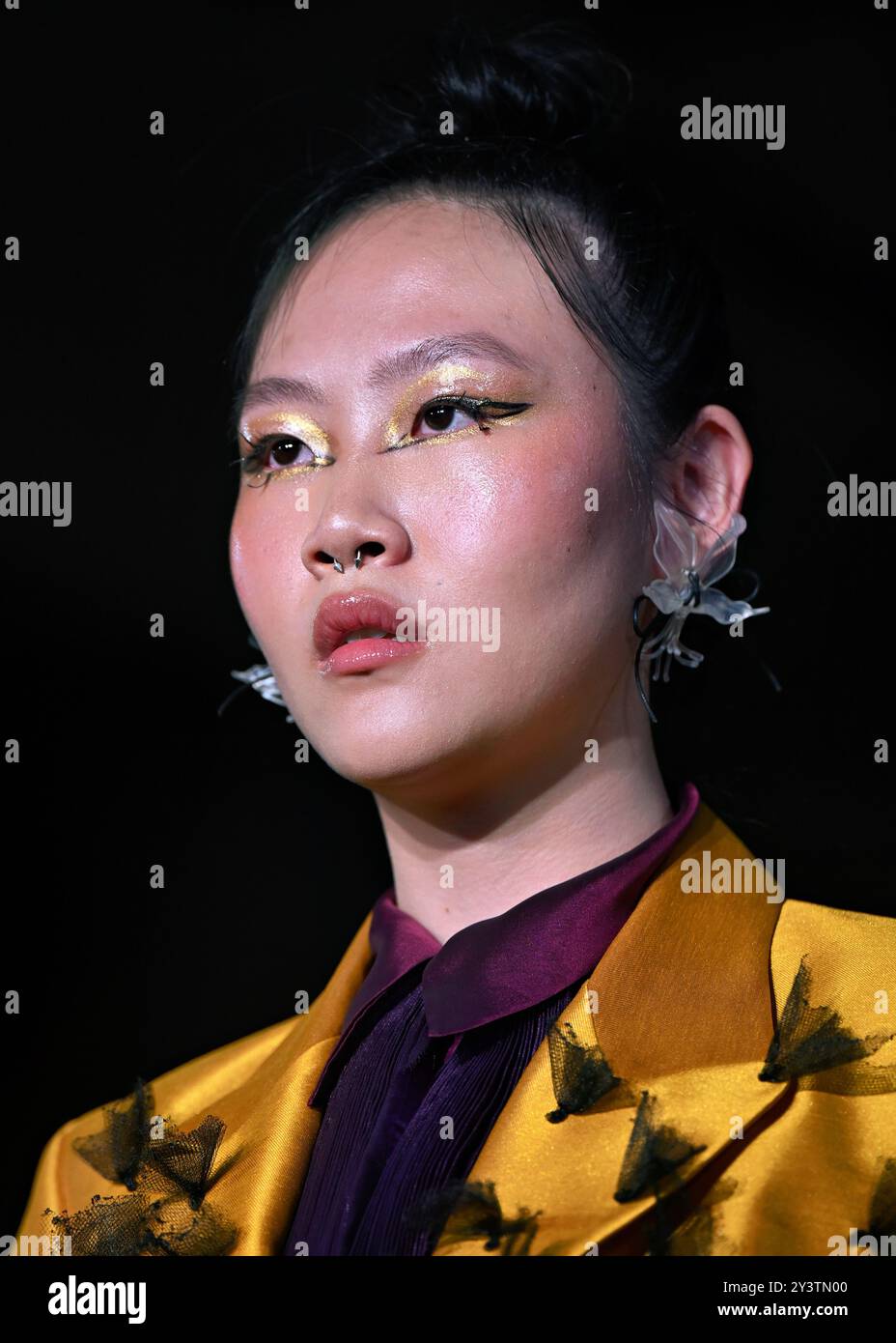 LONDON, UK. 14th Sep, 2024. Karina Bond LFW SS25 at Freemasons Hall ...