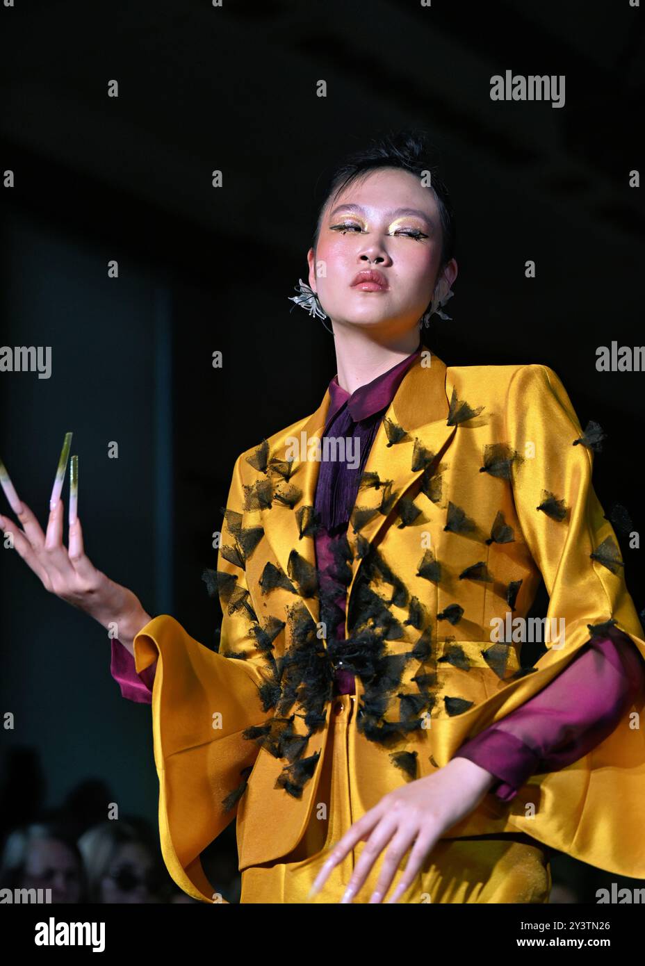 LONDON, UK. 14th Sep, 2024. Karina Bond LFW SS25 at Freemasons Hall ...