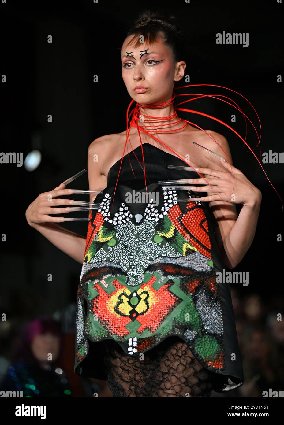LONDON, UK. 14th Sep, 2024. Karina Bond LFW SS25 at Freemasons Hall ...