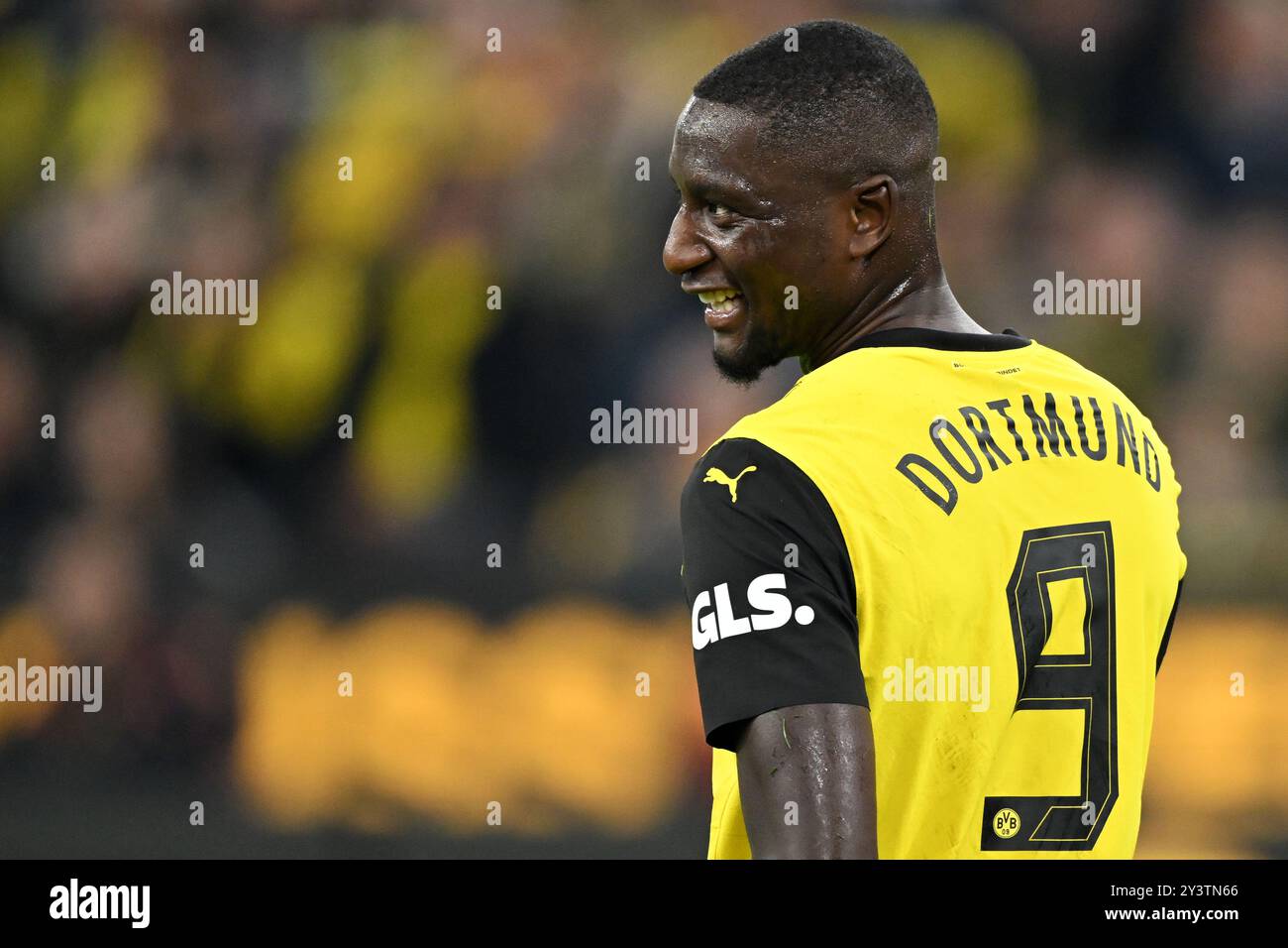 DORTMUND - Sehrou Guirassy of Borussia Dortmund during the Bundesliga ...