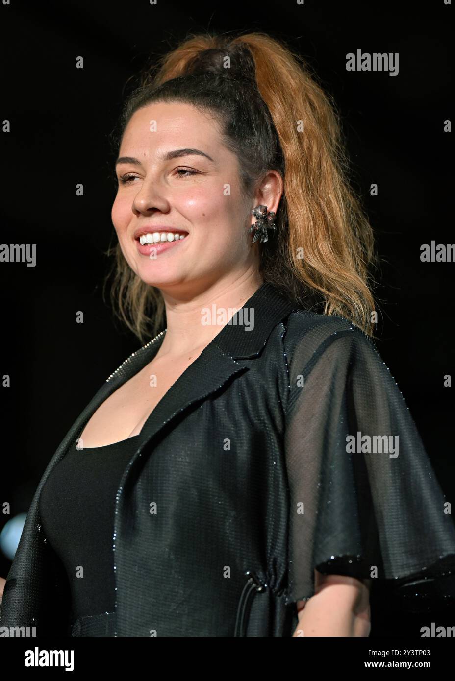 LONDON, UK. 14th Sep, 2024. Karina Bond LFW SS25 at Freemasons Hall ...