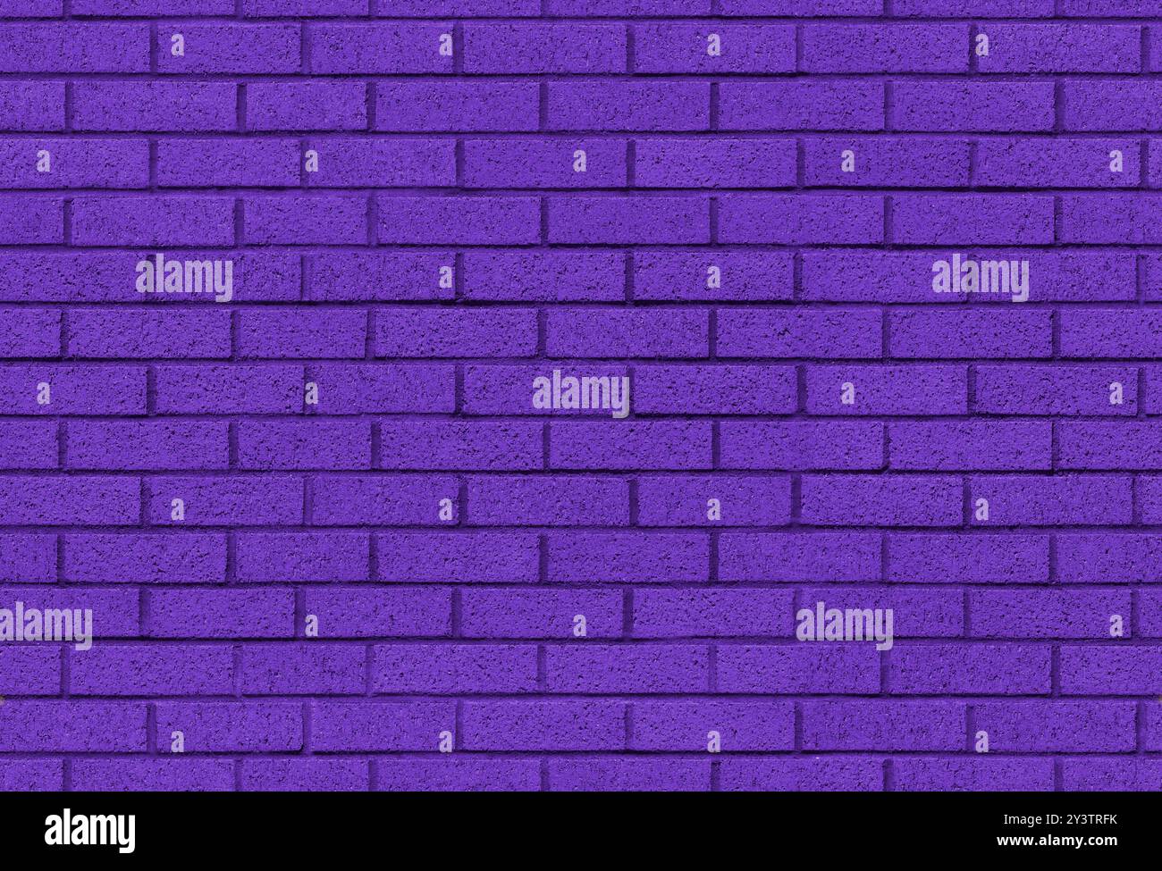 Purple brick wall seamless background texture image. Purple paint on ...