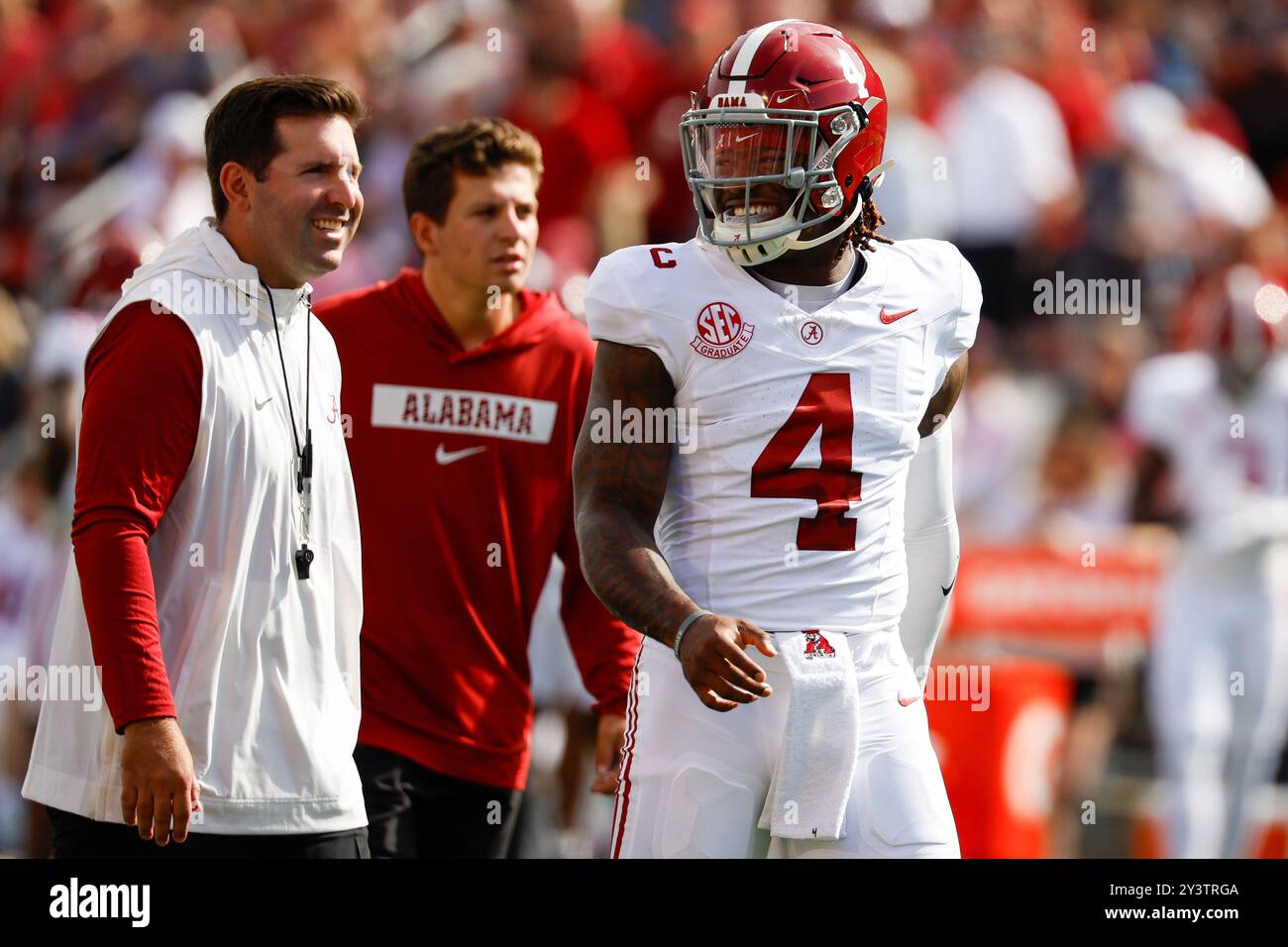 Madison, WI, USA. 14th Sep, 2024. Alabama Crimson Tide quarterback ...