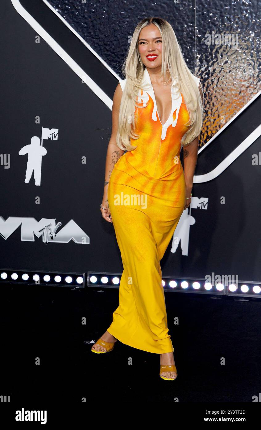 11 September 2024 - Elmont, York - KAROL G. 2024 MTV Video Music Awards ...
