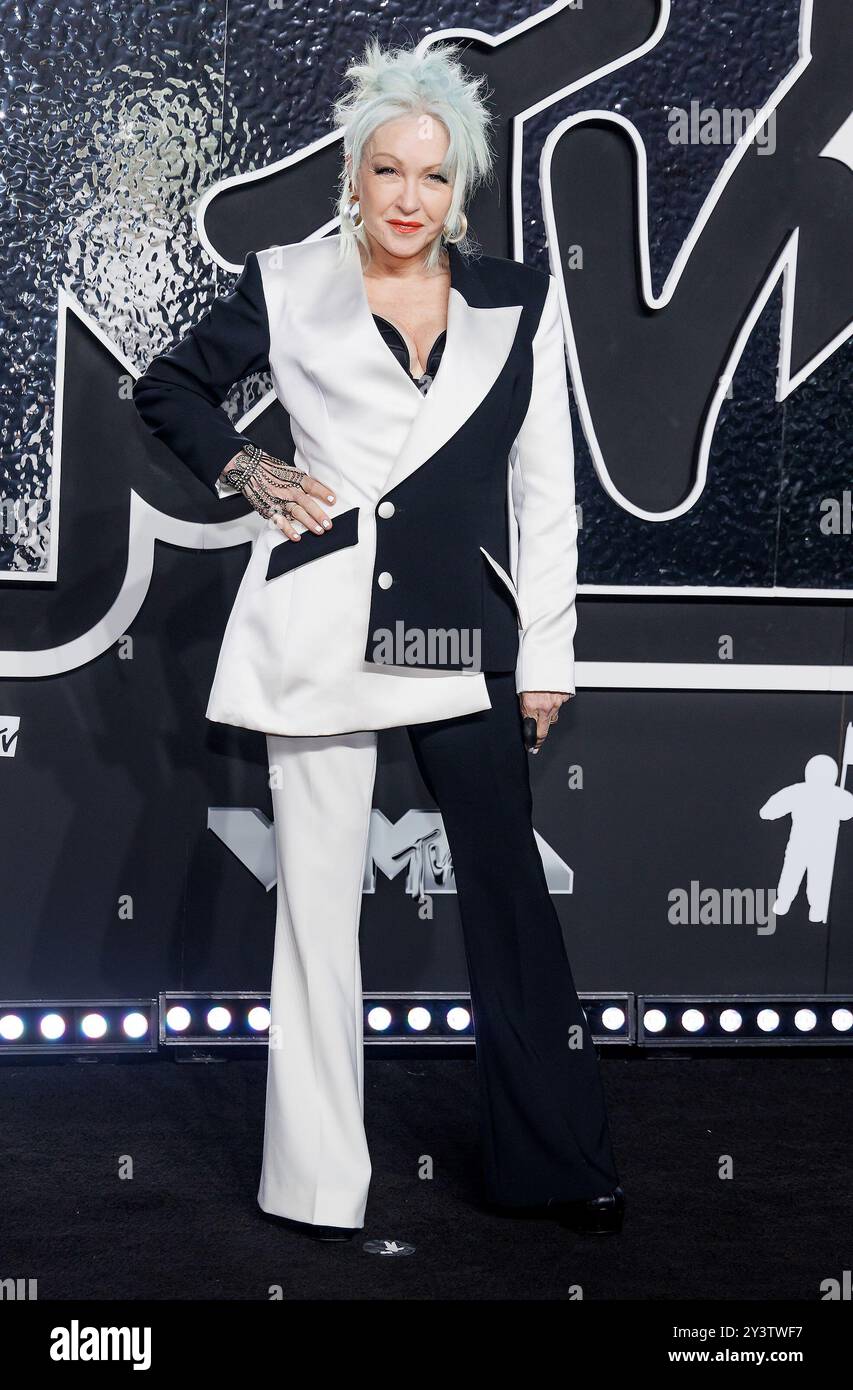 11 September 2024 - Elmont, New York - Cyndi Lauper. 2024 MTV Video ...