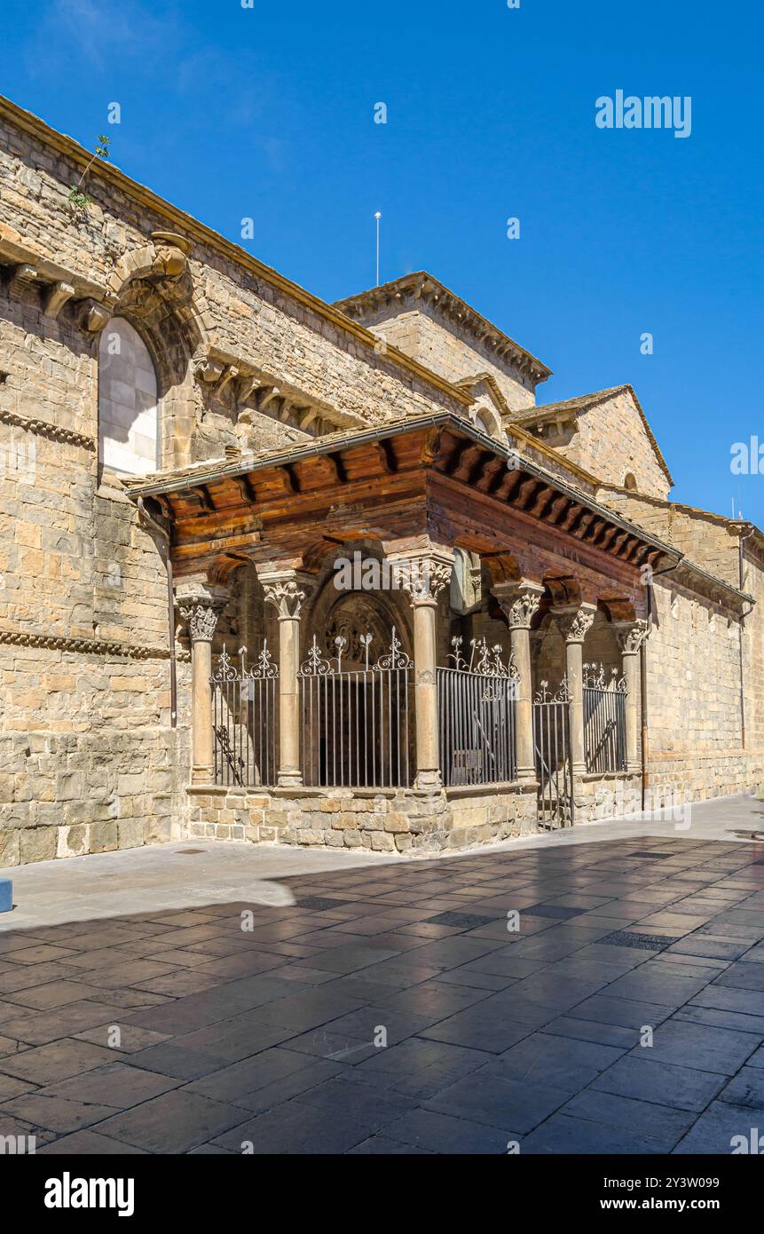 The Cathedral of Saint Peter in Jaca, Huesca province, Aragon ...