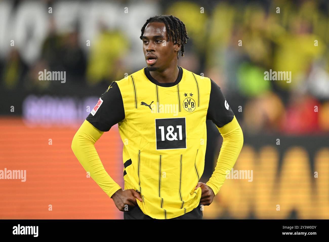DORTMUND - Jamie Bynoe Gittens of Borussia Dortmund during the ...