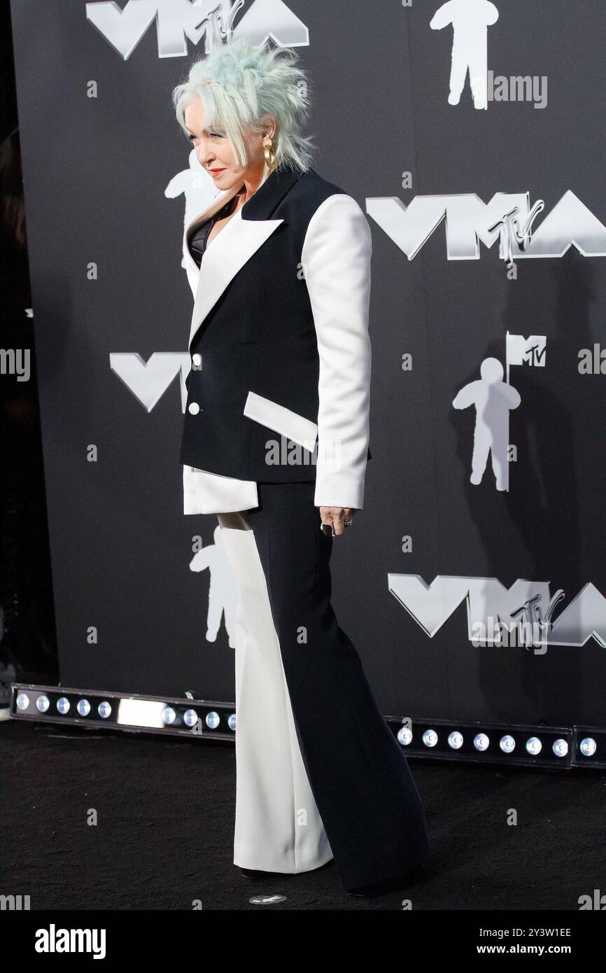 11 September 2024 - Elmont, New York - Cyndi Lauper. 2024 MTV Video ...