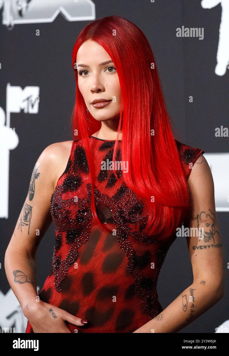 Elmont, New York - Halsey. 2024 MTV Video Music Awards held at the UBS ...