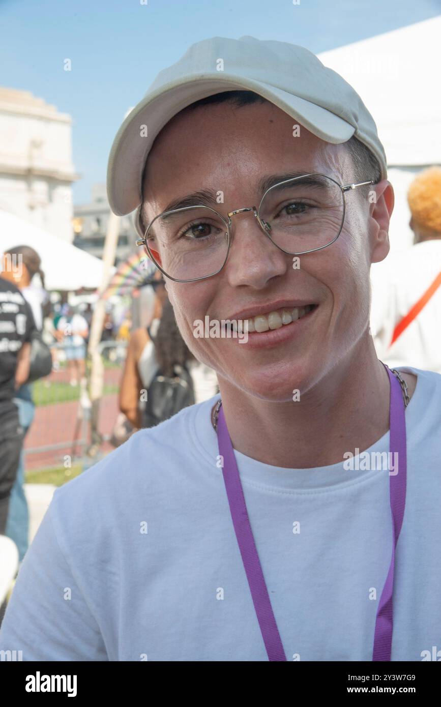 Washington DC. September 14, 2024 Actor Elliot Page attends the Gender ...