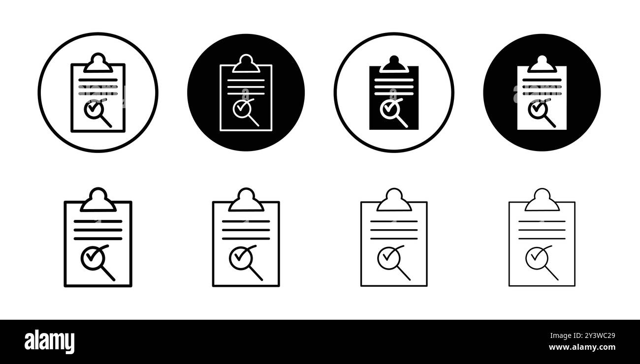 Compliance icon' logo sign vector outline in black and white color ...