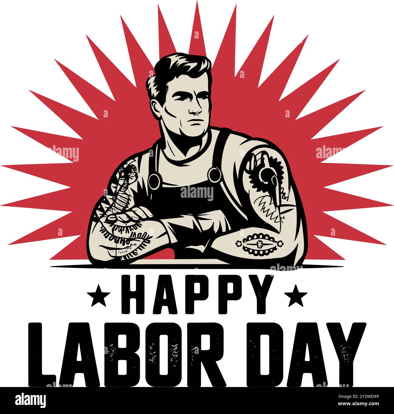 happy labor day Stock Vector Image & Art - Alamy
