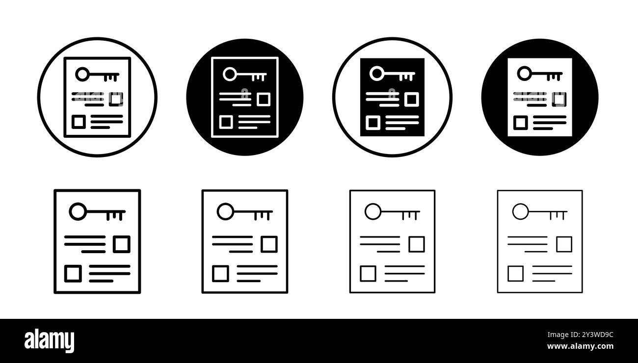 Key takeaway icon logo sign vector outline in black and white color ...