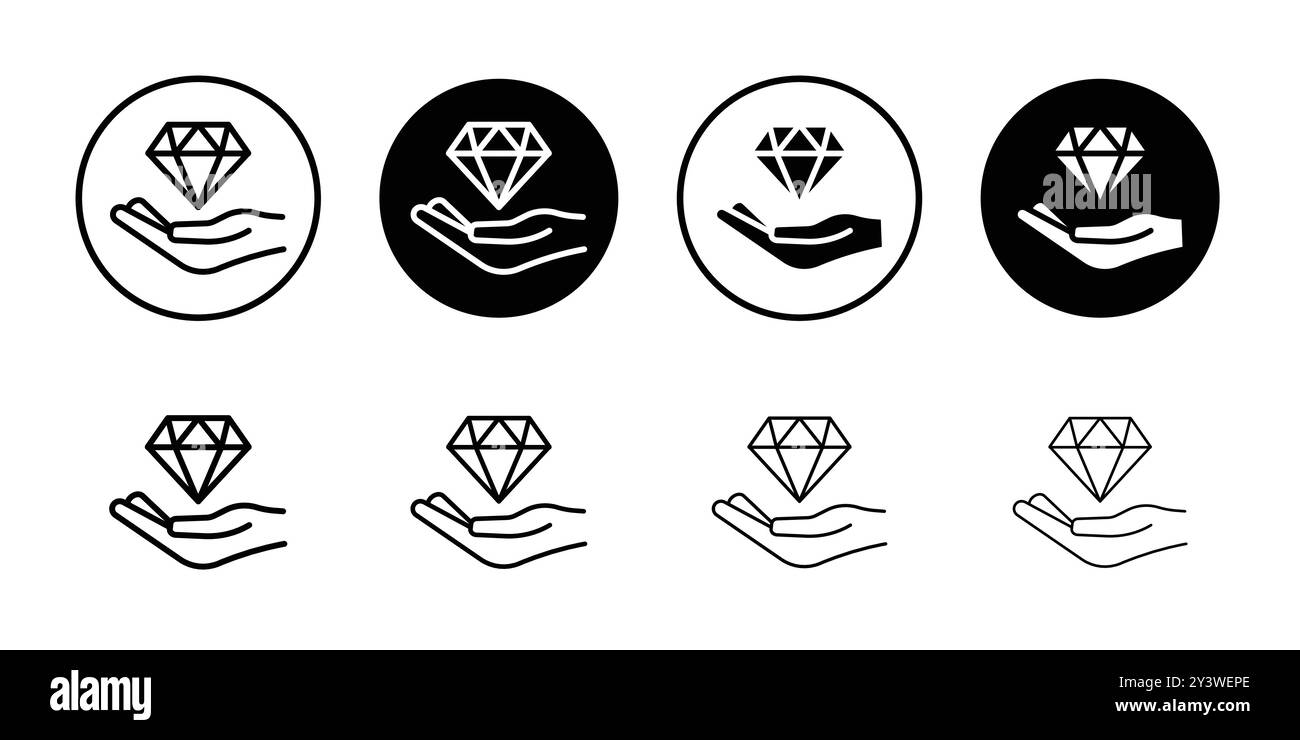 Value icon logo sign vector outline in black and white color Stock ...