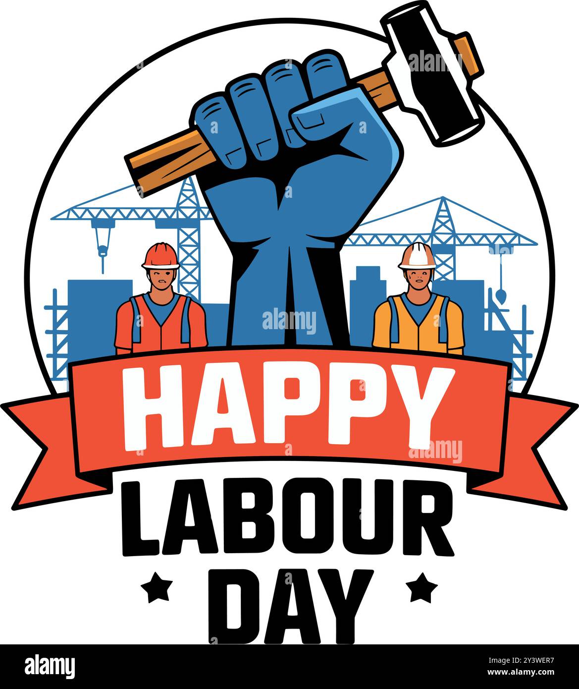 happy labor day Stock Vector Image & Art - Alamy