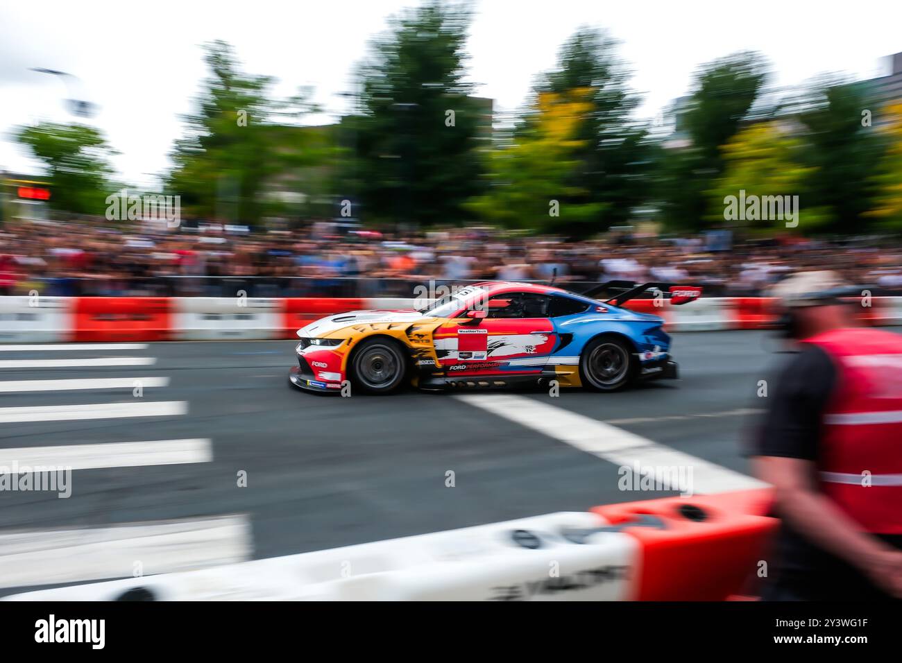 Minneapolis, Minnesota, USA. 14th Sep, 2024. A Ford Mustang GT3 race ...