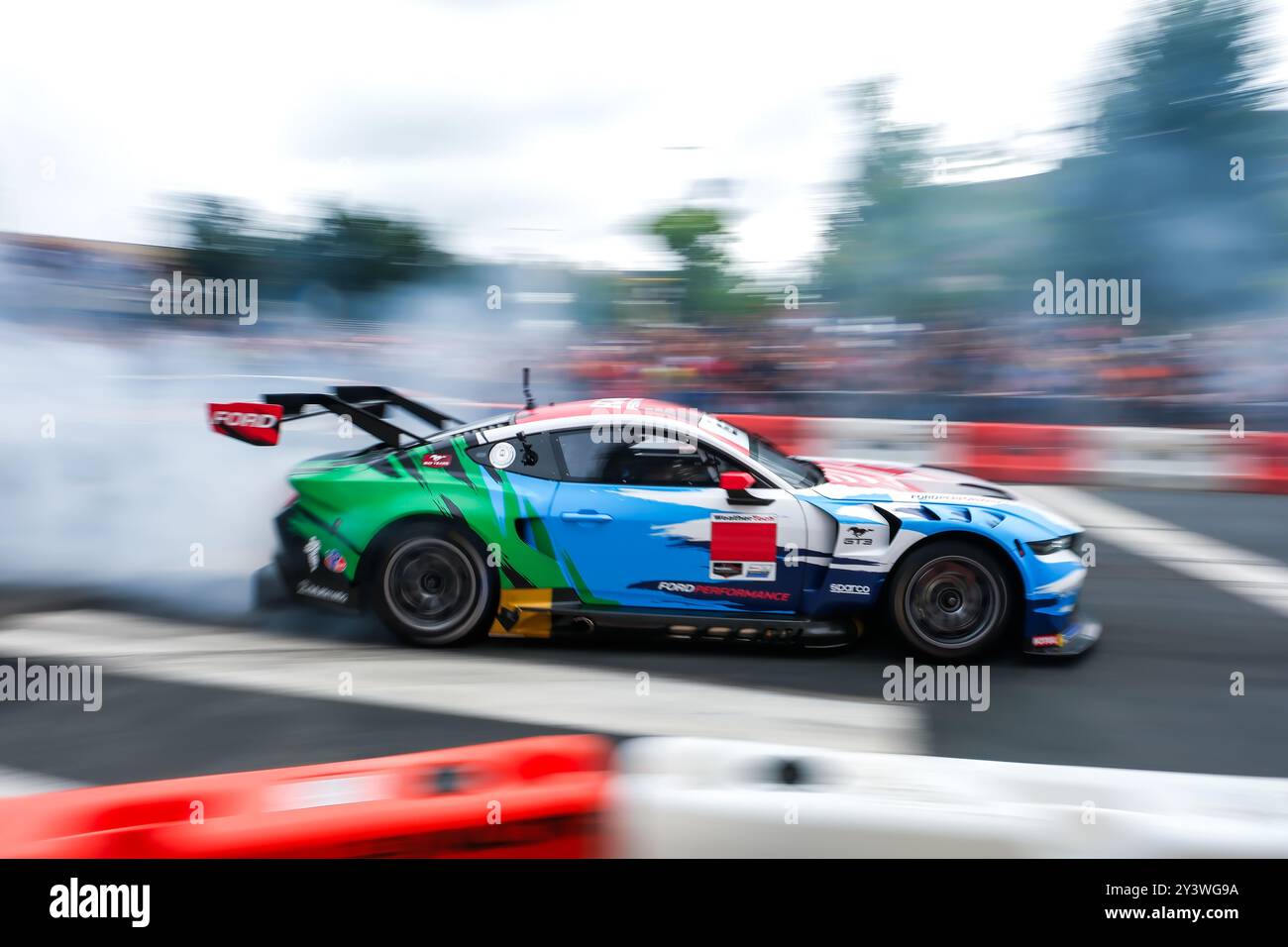 Minneapolis, Minnesota, USA. 14th Sep, 2024. A Ford Mustang GT3 race ...