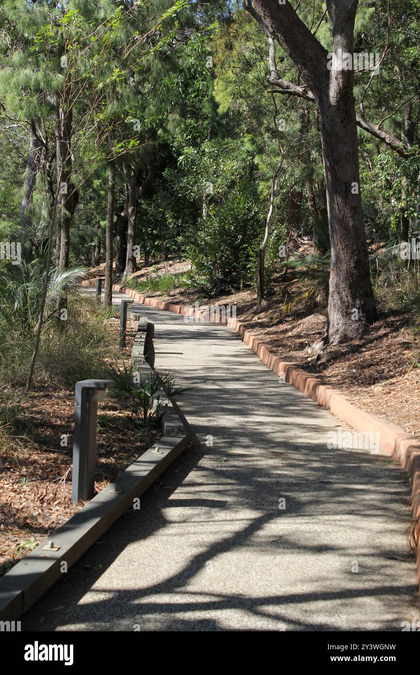Walkway at Mount Archer National Park in Rockhampton, Queensland ...