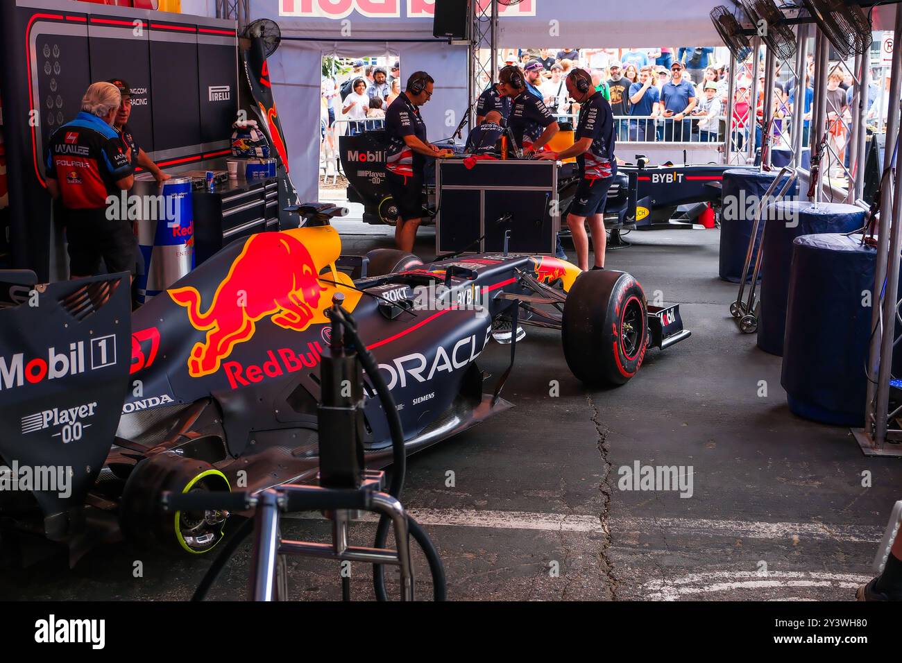 Minneapolis, Minnesota, USA. 14th Sep, 2024. The Red Bull paddock at ...