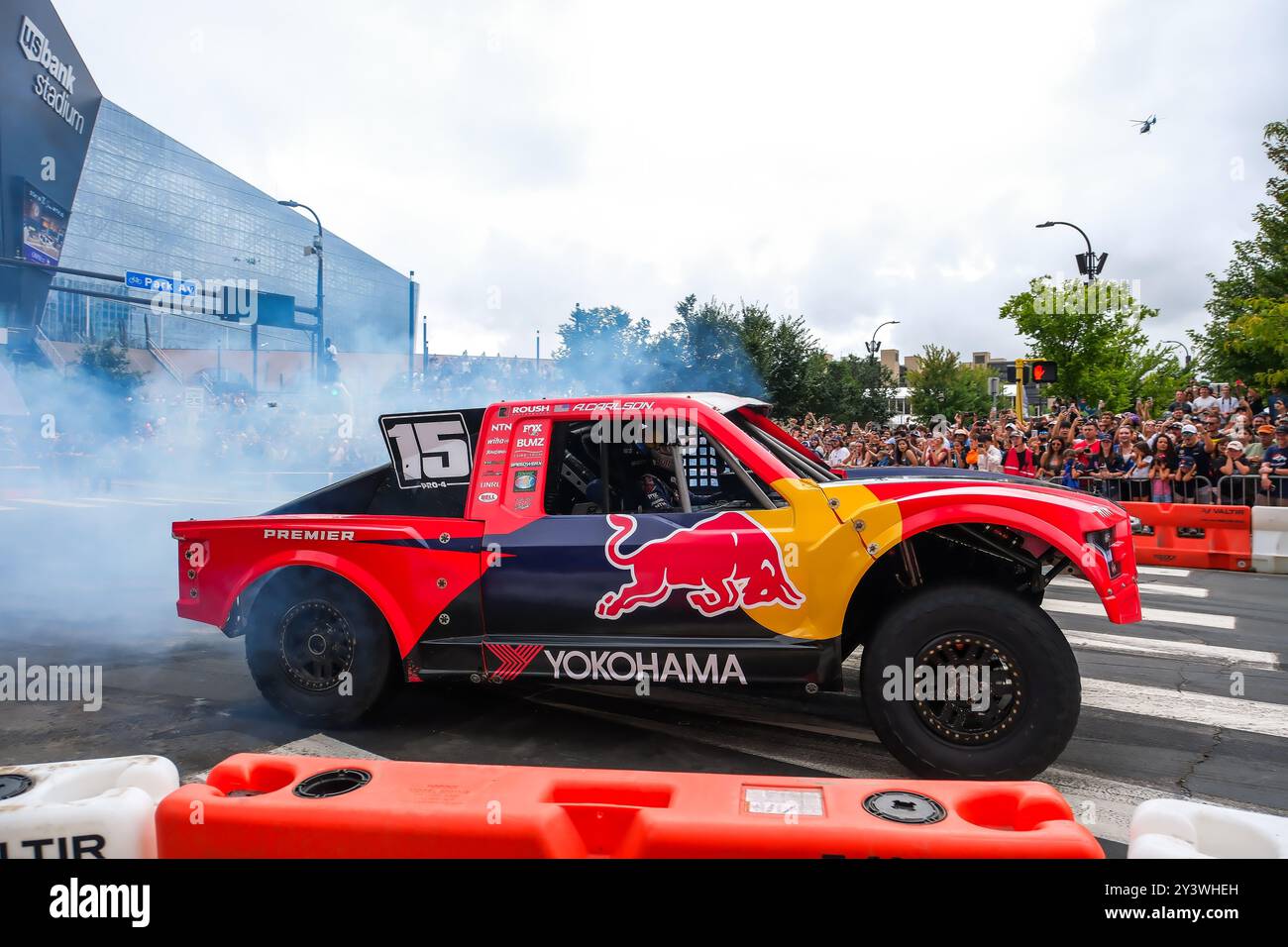 Minneapolis, Minnesota, USA. 14th Sep, 2024. A Red Bull trophy track in ...